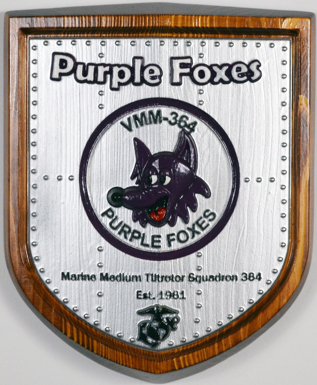 USMC VMM-364, Marine Medium Tilt Rotor Squadron 364, 3d Wood Carving ...