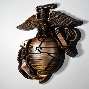USMC Eagle Globe Anchor Java, Marine Corps, EGA, Military Plaque - Etsy