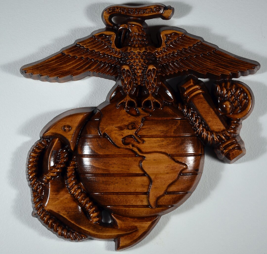 USMC 8 Eagle Globe Anchor, Marine Corps, EGA, Military Plaque - Etsy