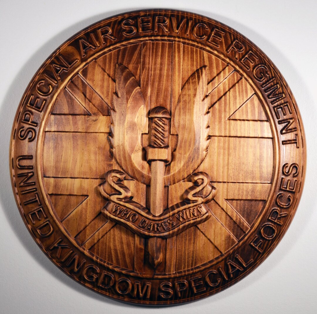 Special Air Service SAS Emblem, CNC Military Plaque - Etsy