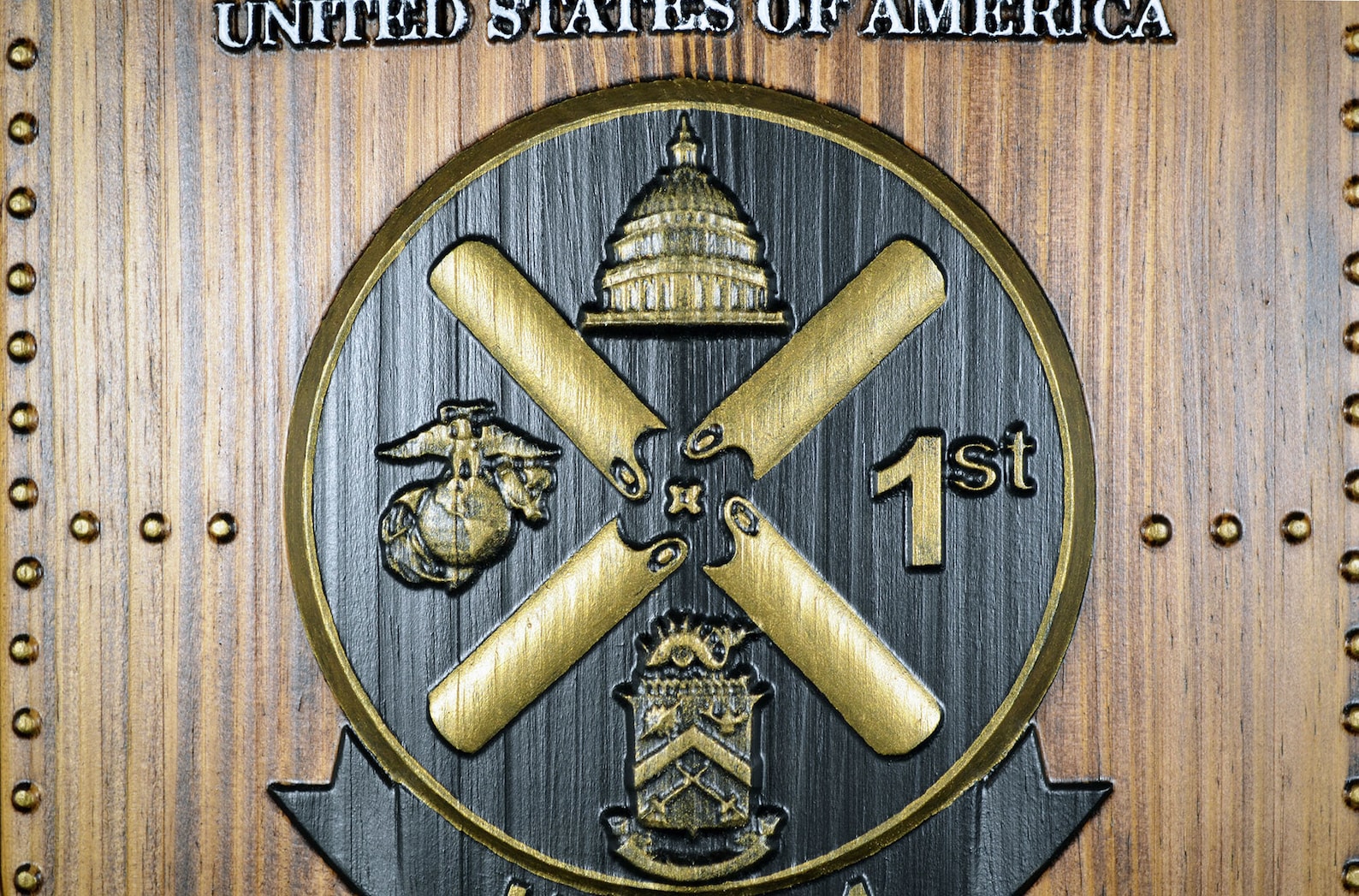 USMC HMX-1, Marine Helicopter Squadron One, 3d Wood Carving, Military ...