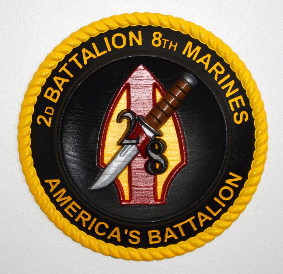 USMC 2nd Battalion 8th Marines, America's Battalion USMC, 3d Wood ...