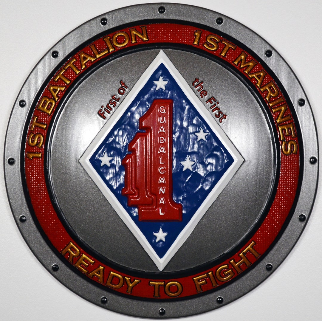 USMC 1st Battalion 1st Marines, 1st of the 1st Marine Corps, 3d Wood ...