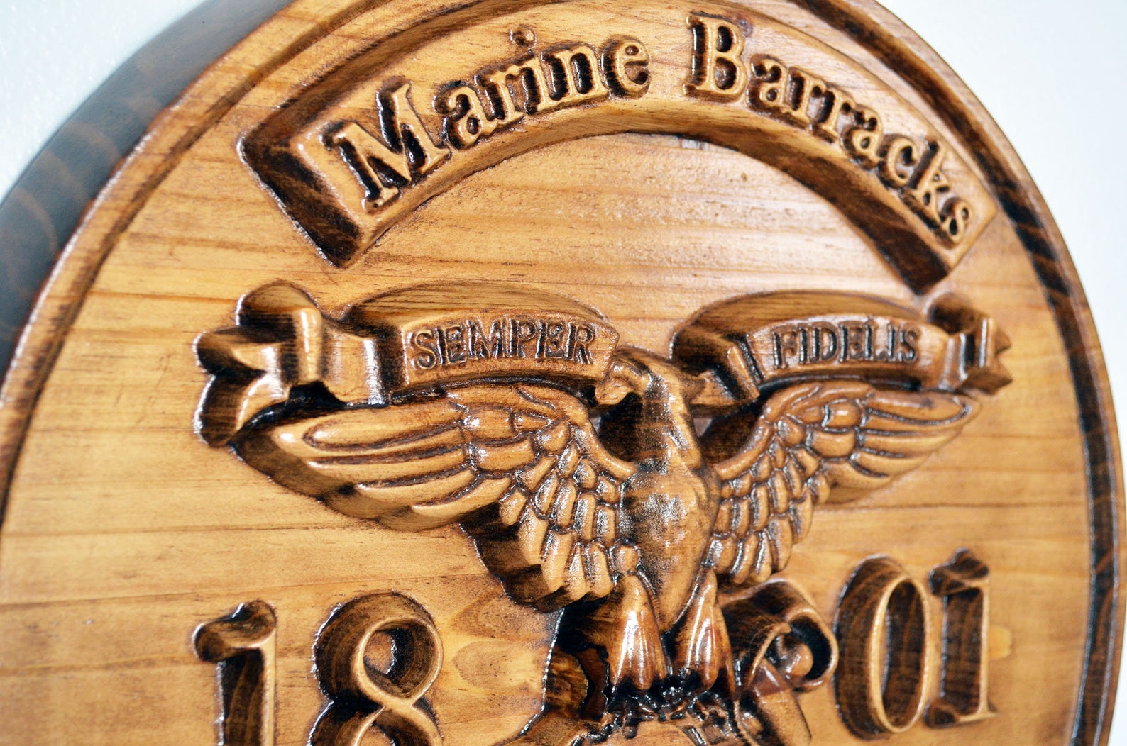 USMC Marine Barracks 1801 Washington DC Stained 3d Wood - Etsy