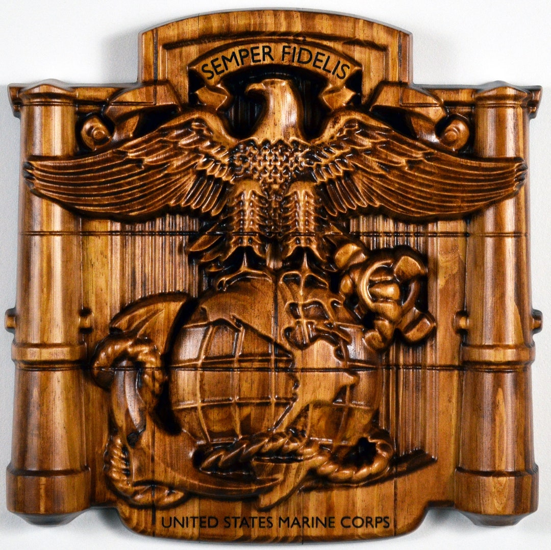 USMC MCRD Eagle Globe Anchor, Marine Corps, Military Plaque - Etsy