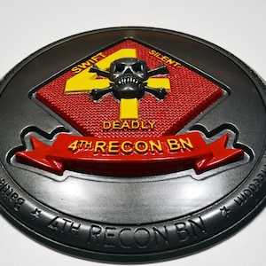 USMC 4th Reconnaissance Battalion, Marine Corps Special Forces, Painted ...