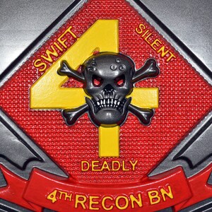 USMC 4th Reconnaissance Battalion, Marine Corps Special Forces, Painted ...