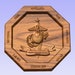 USMC 1st Landing Support Battalion, Red Patchers, 3d Wood Carving ...