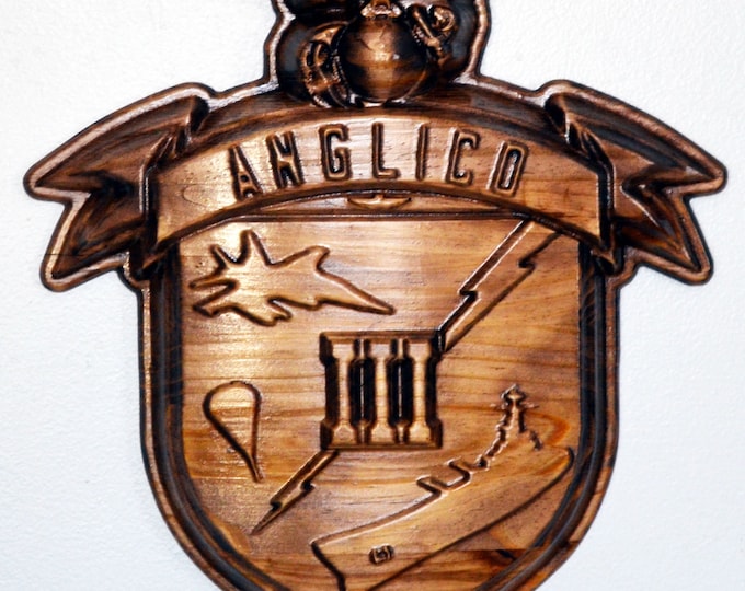 USMC 3rd Anglico, Unit Emblem, US Marine Corps, Military Plaque - Etsy