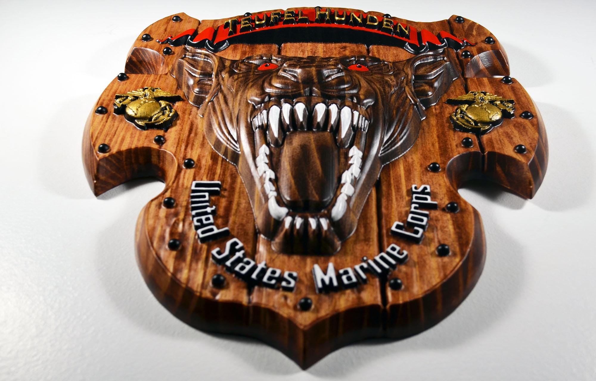 USMC Devil Dog 15" Teufel Hunden Military Plaque - Etsy