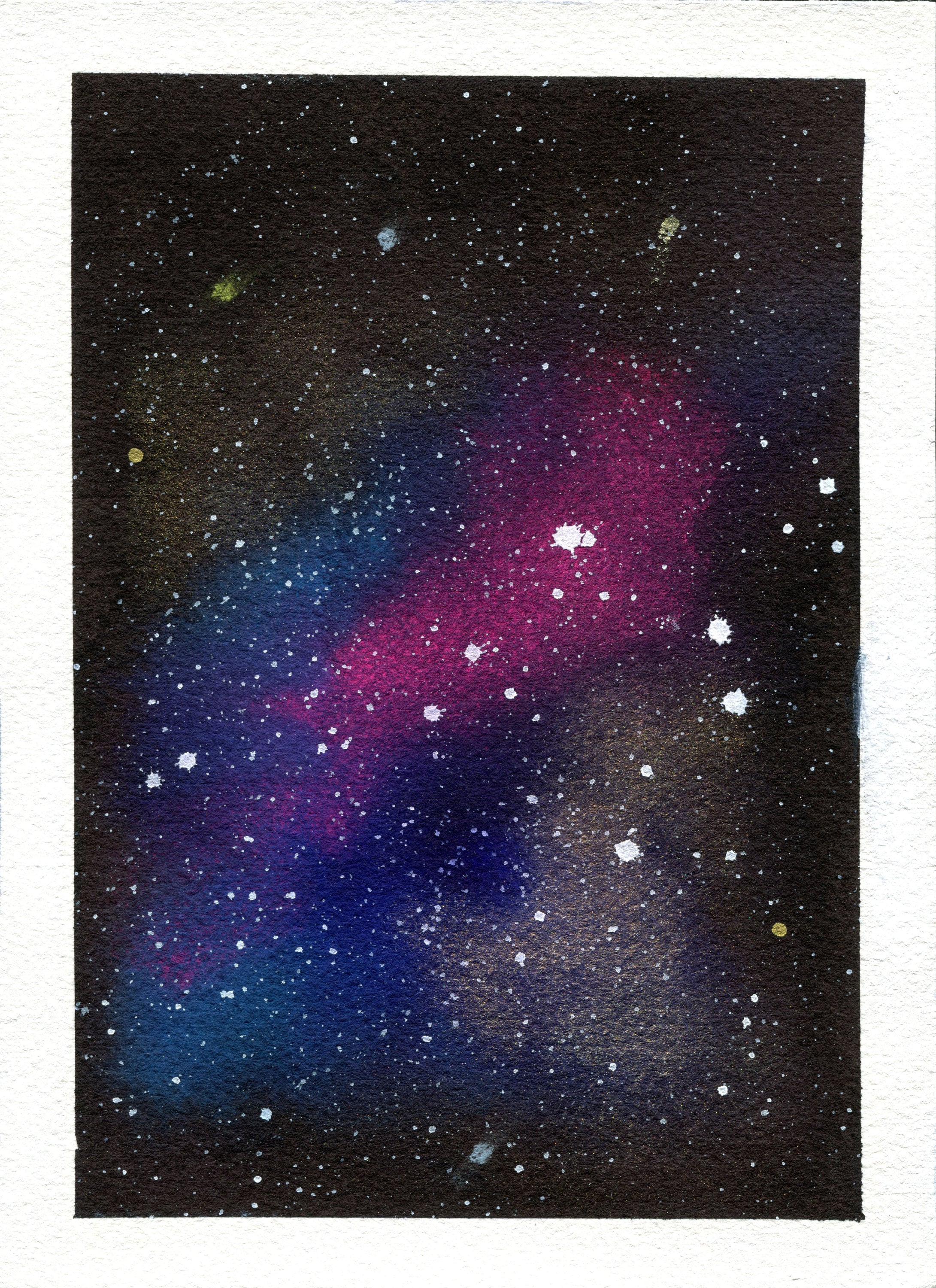 Nebula Painting Watercolor