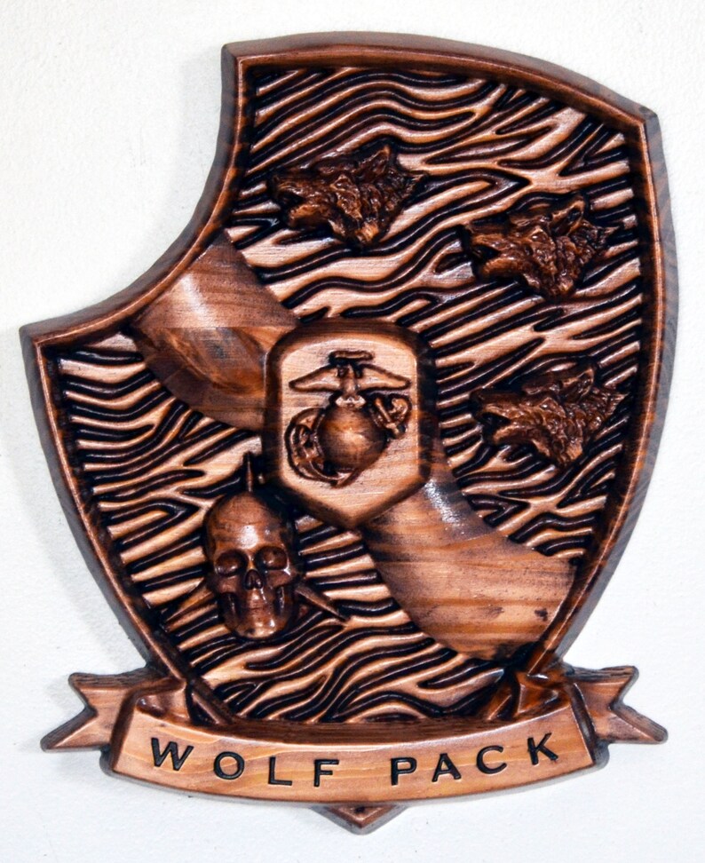 3rd Light Armored Reconnaissance Battalion USMC 3d Wood | Etsy