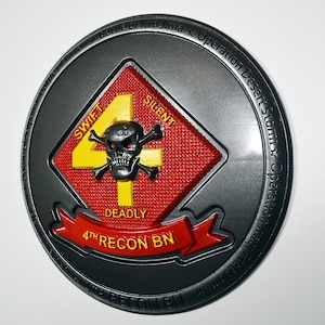 USMC 4th Reconnaissance Battalion, Marine Corps Special Forces, Painted ...