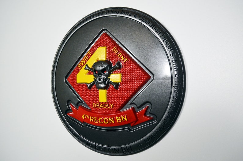 USMC 4th Reconnaissance Battalion, Marine Corps Special Forces, Painted ...