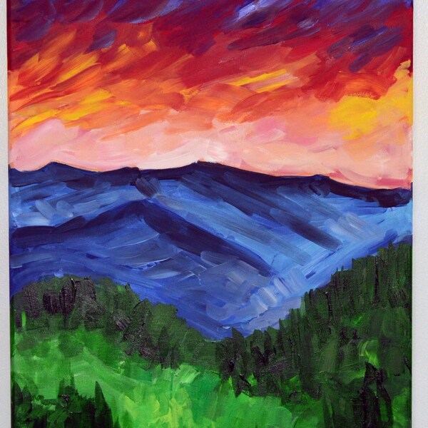 Expressive Landscape - Etsy