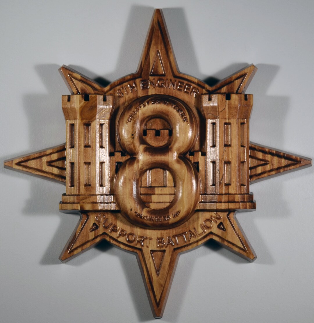 USMC 8th Engineer Support Battalion, CNC, Military Plaque - Etsy