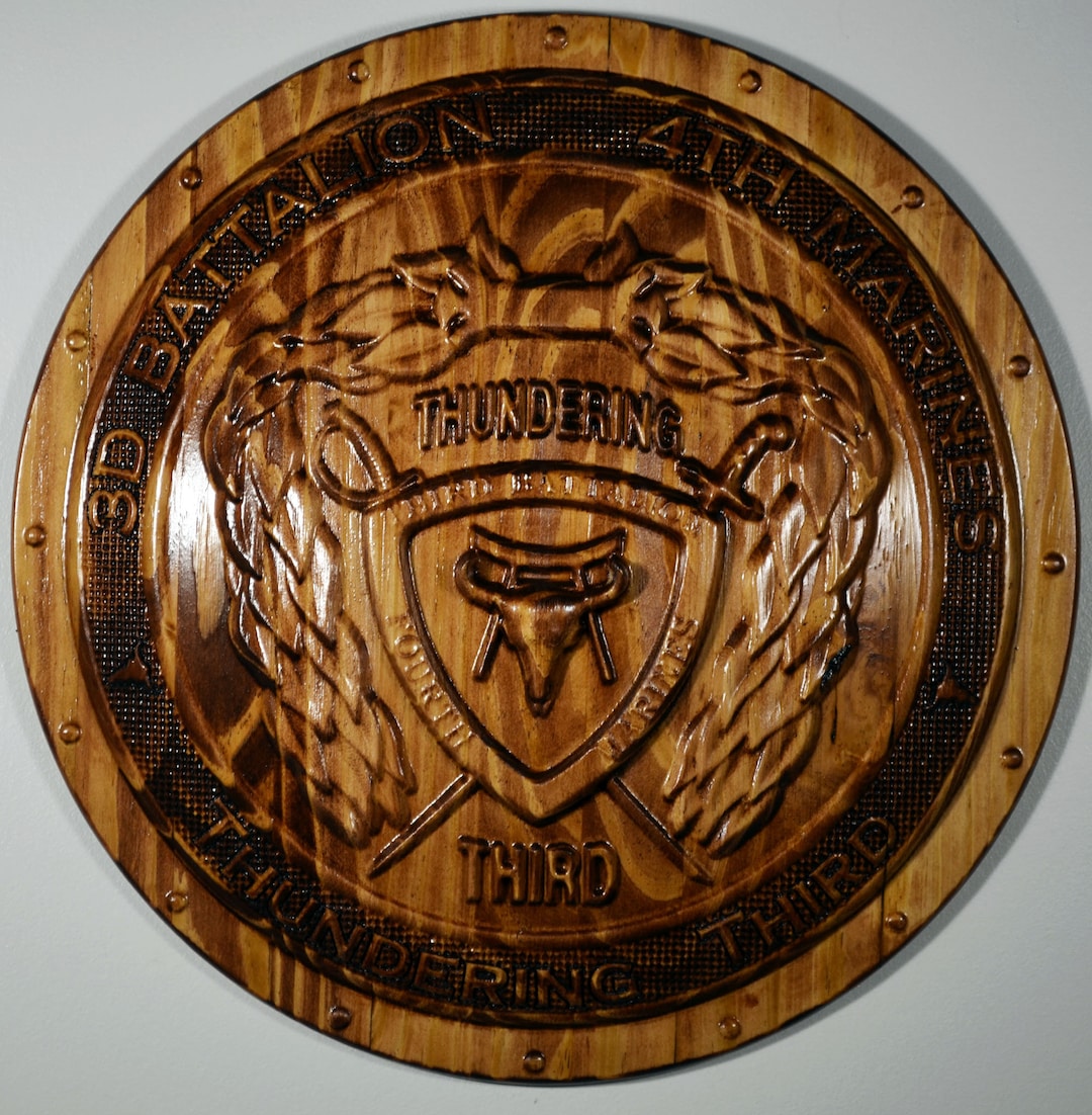 USMC 3rd Battalion 4th Marines, Thundering Third, Marine Corps, 3d Wood ...