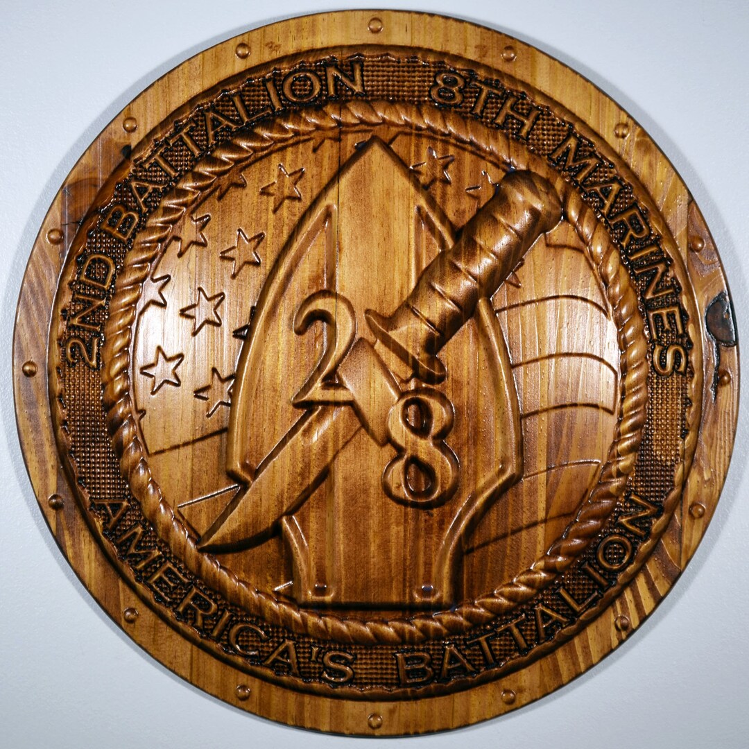 USMC 2nd Battalion 8th Marines, America's Battalion USMC, 3d Wood ...