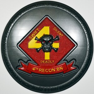 USMC 4th Reconnaissance Battalion, Marine Corps Special Forces, Painted ...