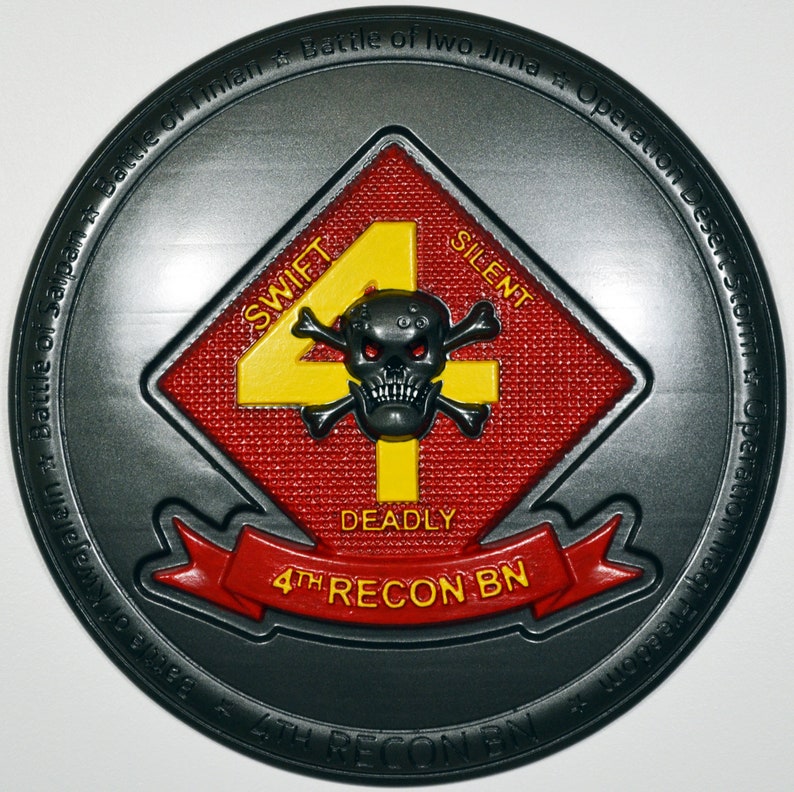 USMC 4th Reconnaissance Battalion, Marine Corps Special Forces, Painted ...