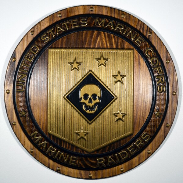 Wood Marine Corps Plaque - Etsy