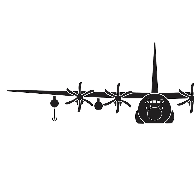 C130j Silhouette - Etsy