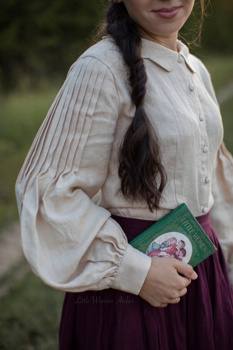 1900s Edwardian Style Blouses, Tops & Sweaters
