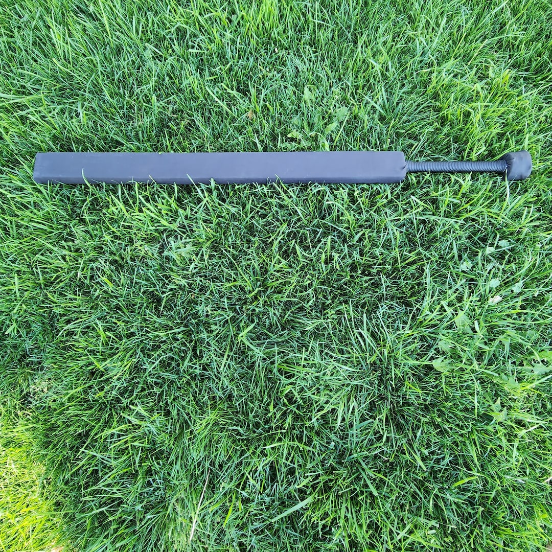 50 Inch Foam Sword - 30 Day Guarantee - PVC Core - Black - Etsy