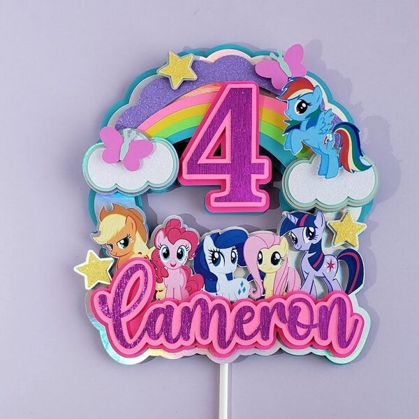 Pony Cake Topper - Etsy