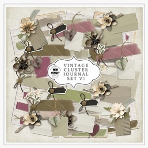 Digital Bundle Scrapbook Frames PNG Clipart Vintage Rose Heritage ...