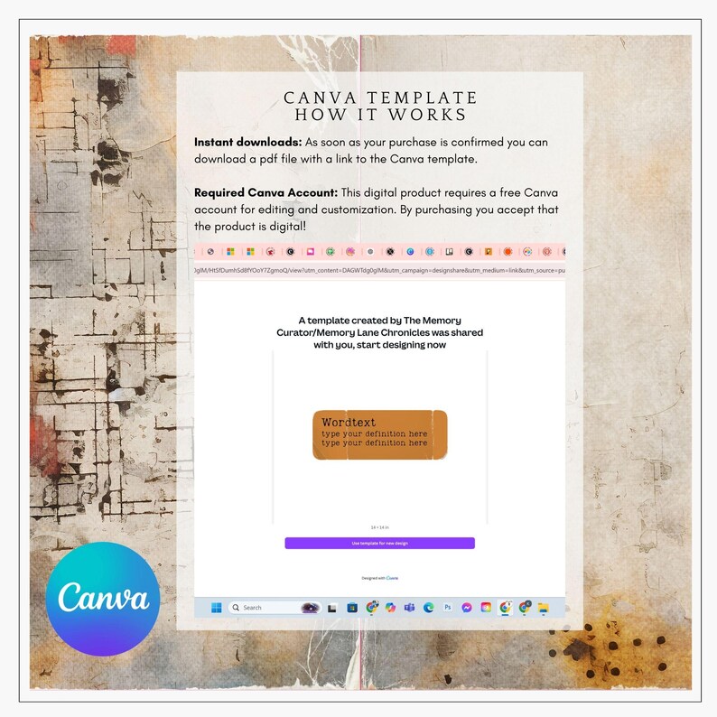 Editable Canva Harvest Word Art Templates Fall Junk Journaling ...