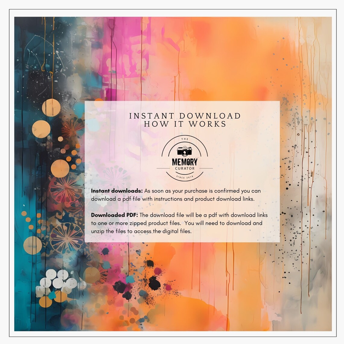 Photo Book Digital Scrapbook Quick Page Spackled Canvas Vol 2 Memory ...