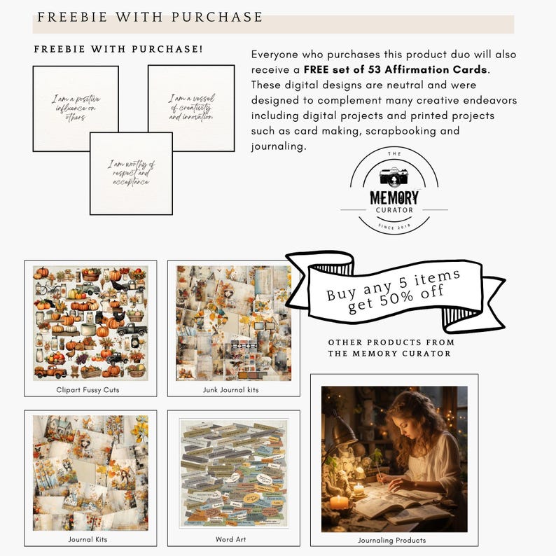 Thanksgiving Clipart & Word Art Bundle, Harvest Gratitude Fall Junk ...