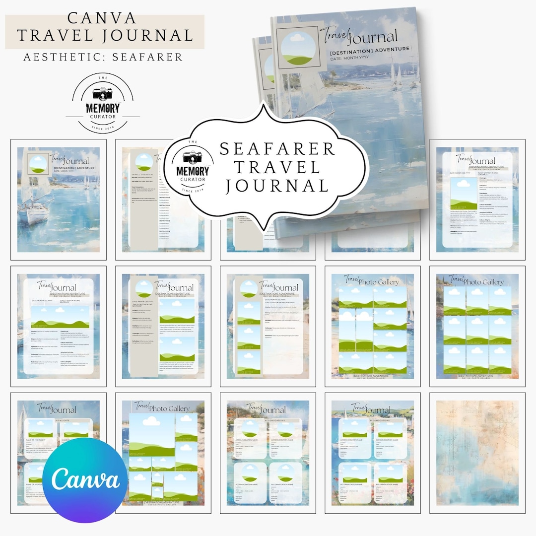 Sea Travel Photo Book Journal Pages Sailing Notebook Photo Album for ...