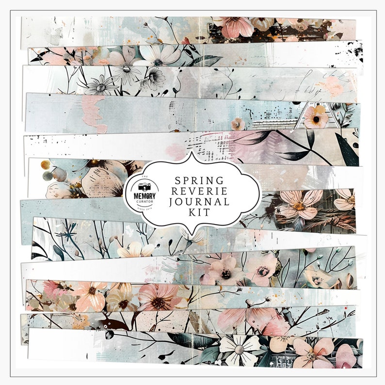 Spring Word Art Journal Bundle Springtime Journal Signatures Double ...