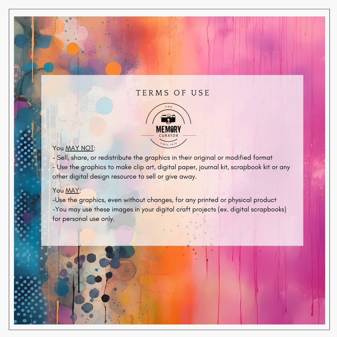 Photo Book Digital Scrapbook Quick Page Spackled Canvas Vol 2 Memory ...