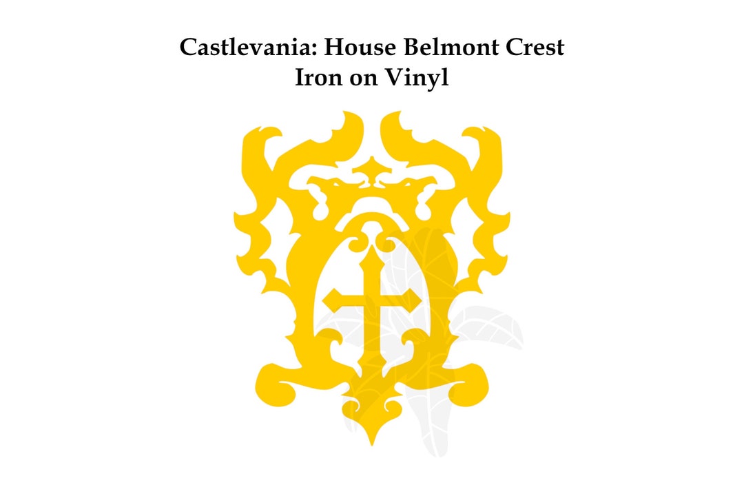 Castlevania: House Belmont Crest Iron on Vinyl - Etsy