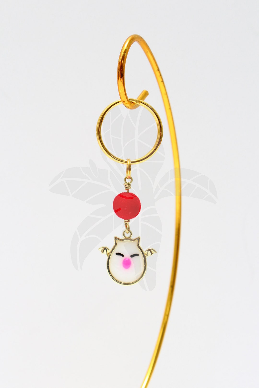 Final Fantasy Moogle Inspired Keychain - Etsy