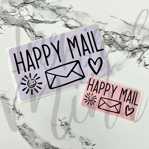 Happy Mail DIGITAL SVG PNG Files Shipping Supplies - Etsy