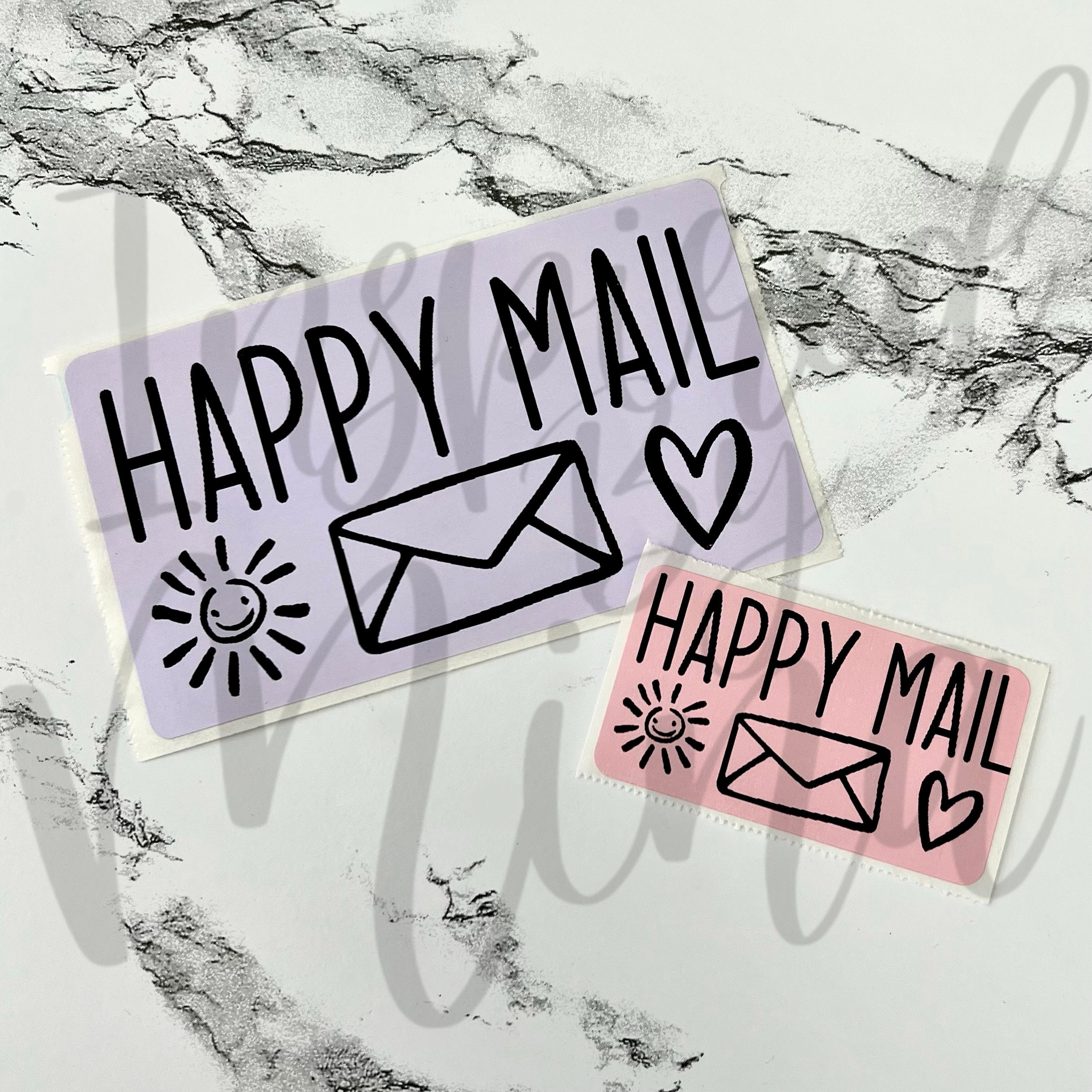 Happy Mail DIGITAL SVG PNG Files| Shipping Supplies | Packaging Sticker ...
