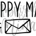 Happy Mail DIGITAL SVG PNG Files| Shipping Supplies | Packaging Sticker ...