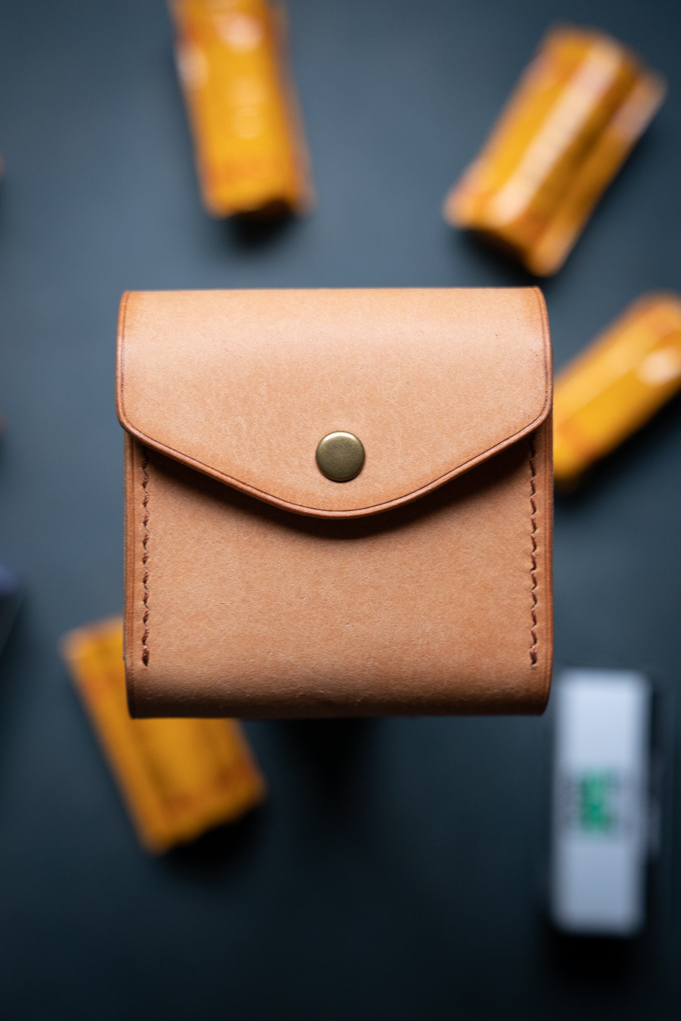 35mm Leather Film Case, Film Case, Leather, Luxury Film Case, Made in ...