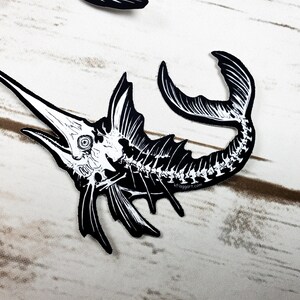 Prehistoric Bones Sticker Pack mosasaurus, Plesiosaurus, Swordfish Set ...