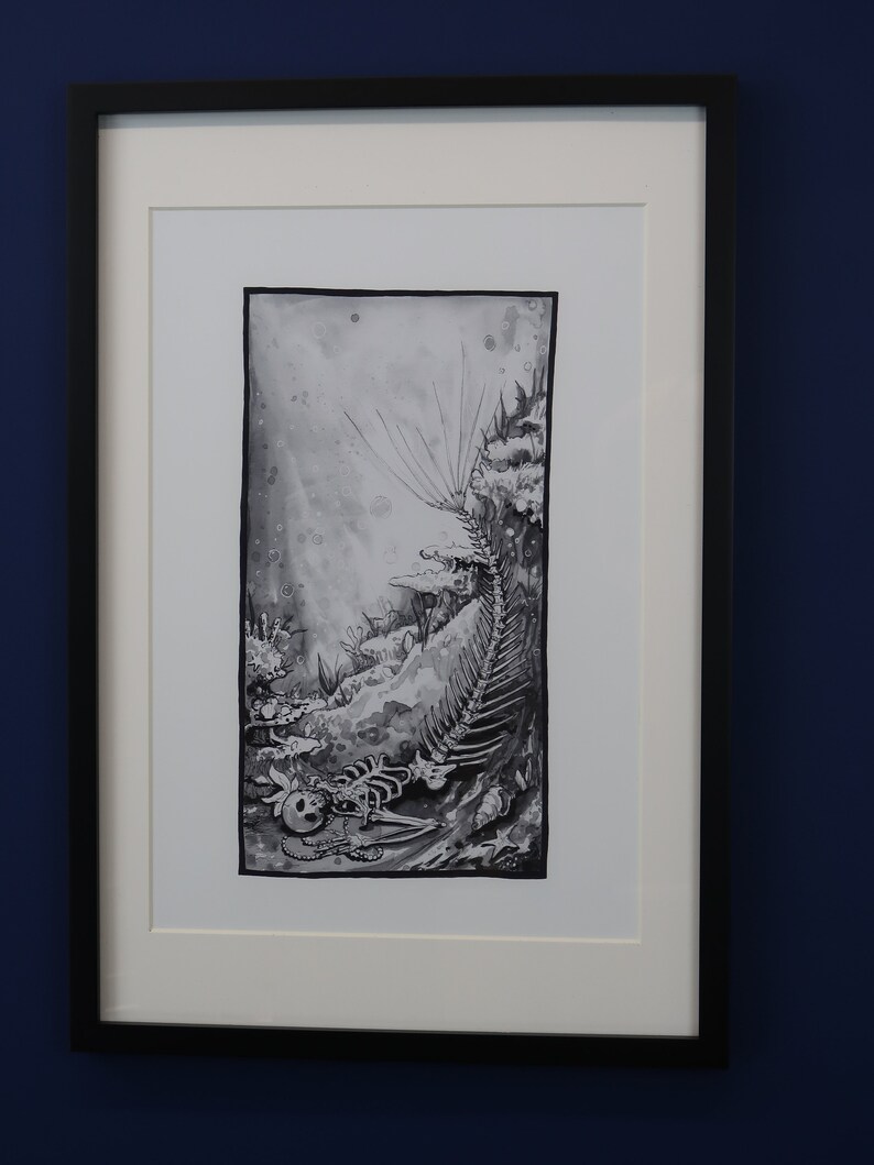 Mermaid Bones 13x19 Fine Art Print - Etsy