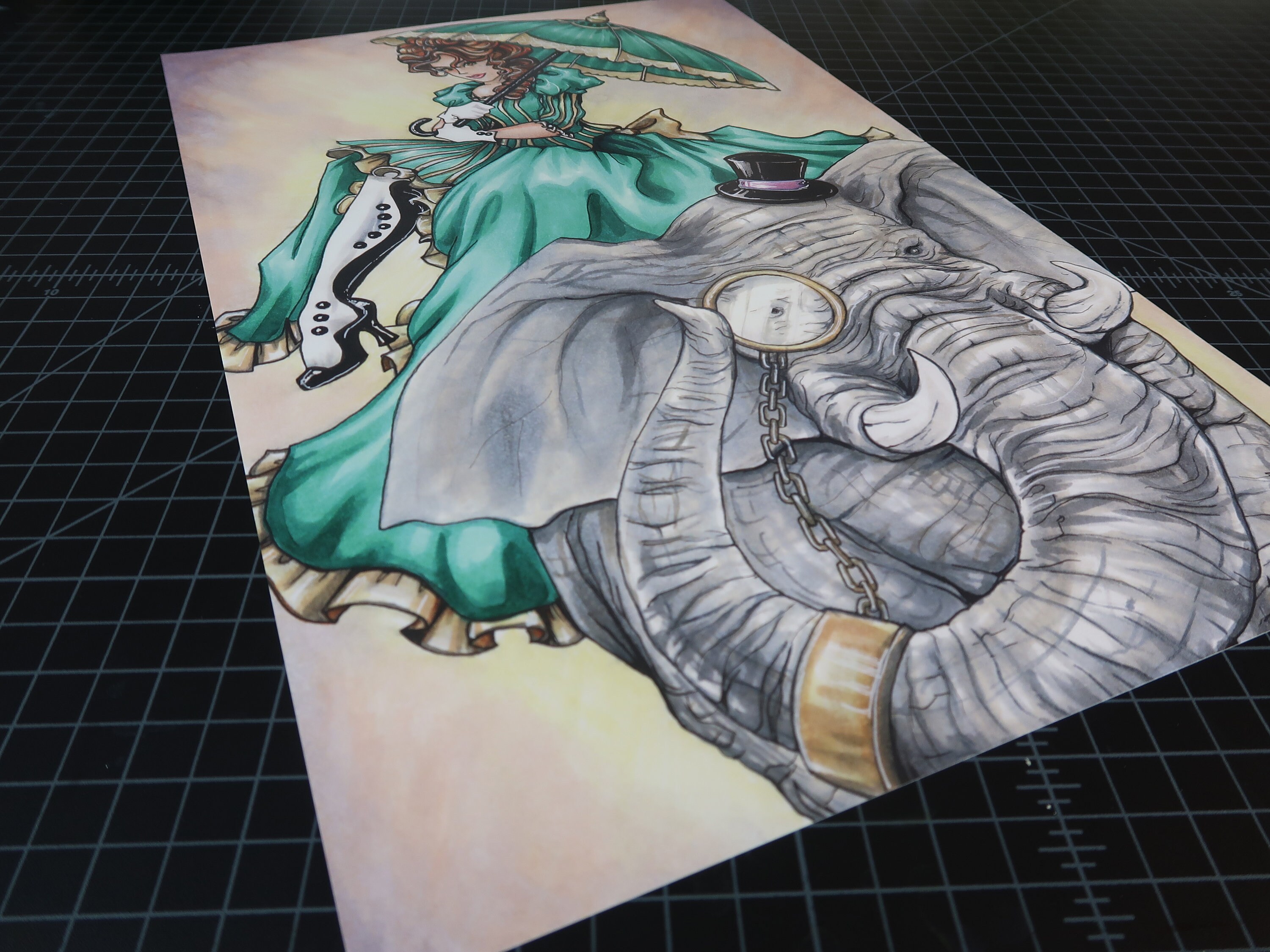 Steampunk Circus 11 X17 Art Print | Etsy