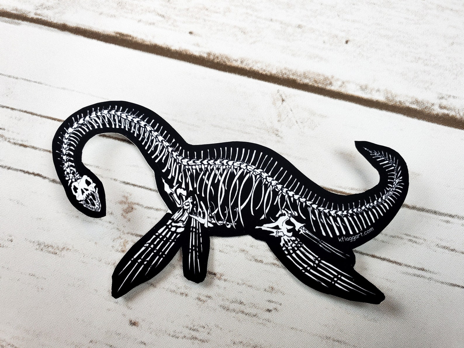 Prehistoric Bones Sticker Pack mosasaurus Plesiosaurus - Etsy