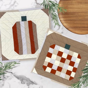 Pumpkin Patch Blocks-pdf Pattern - Etsy