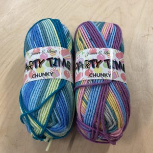 James C. Brett Party Time Chucky Yarn 100g - Etsy