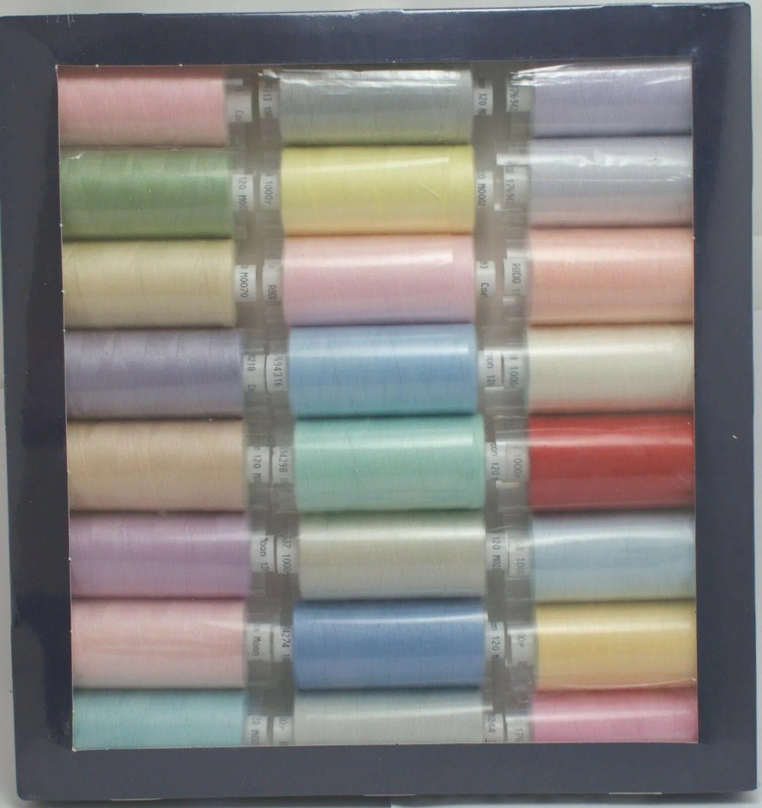 Coats Moon Thread Assorted Pack Light Colours - Etsy