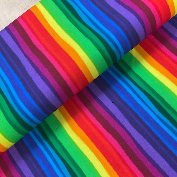 Rainbow Fabric - Etsy UK